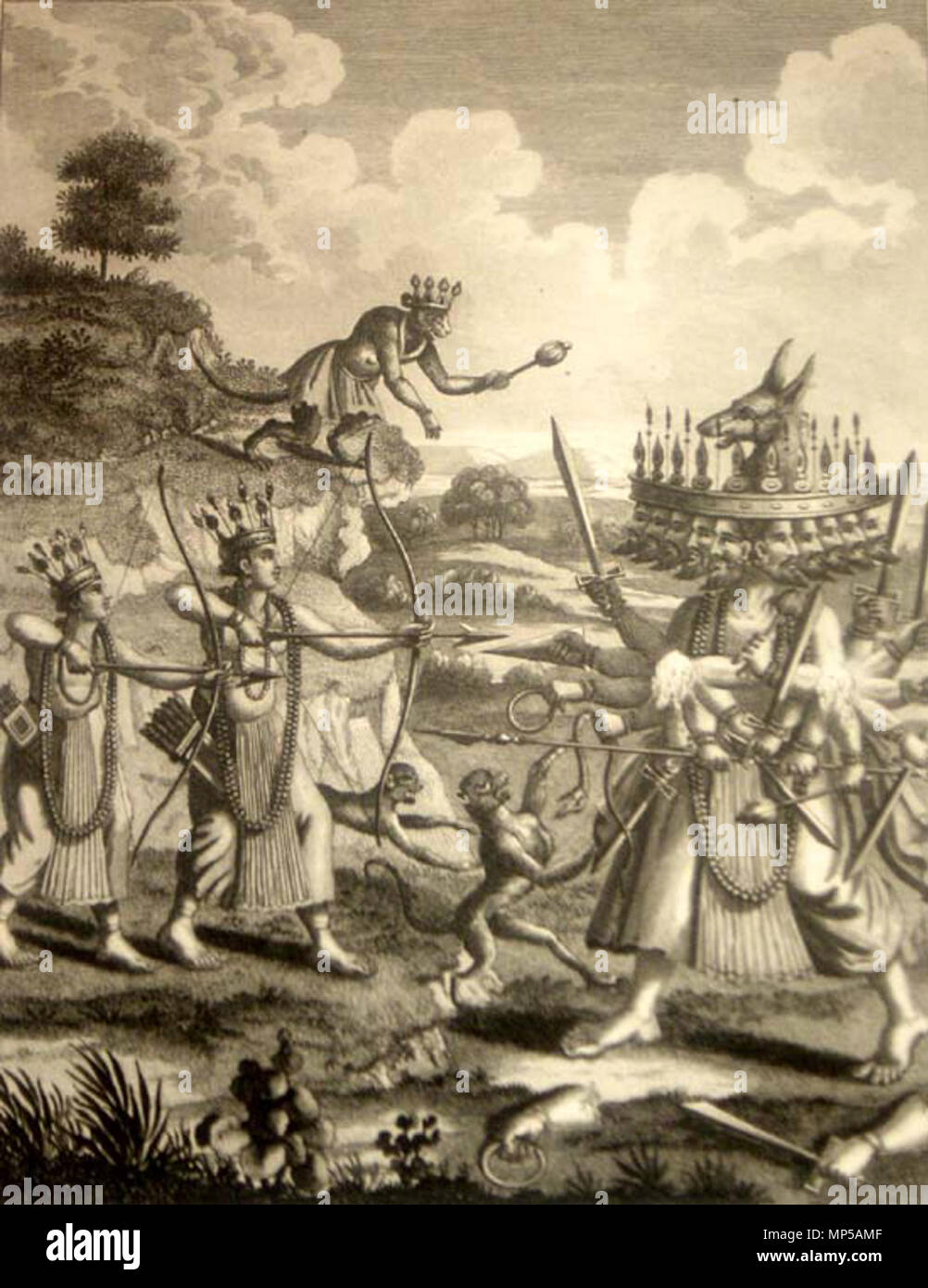 . English: 'The Bamun Avatar, representing the magnificent Bali Orbelus ...