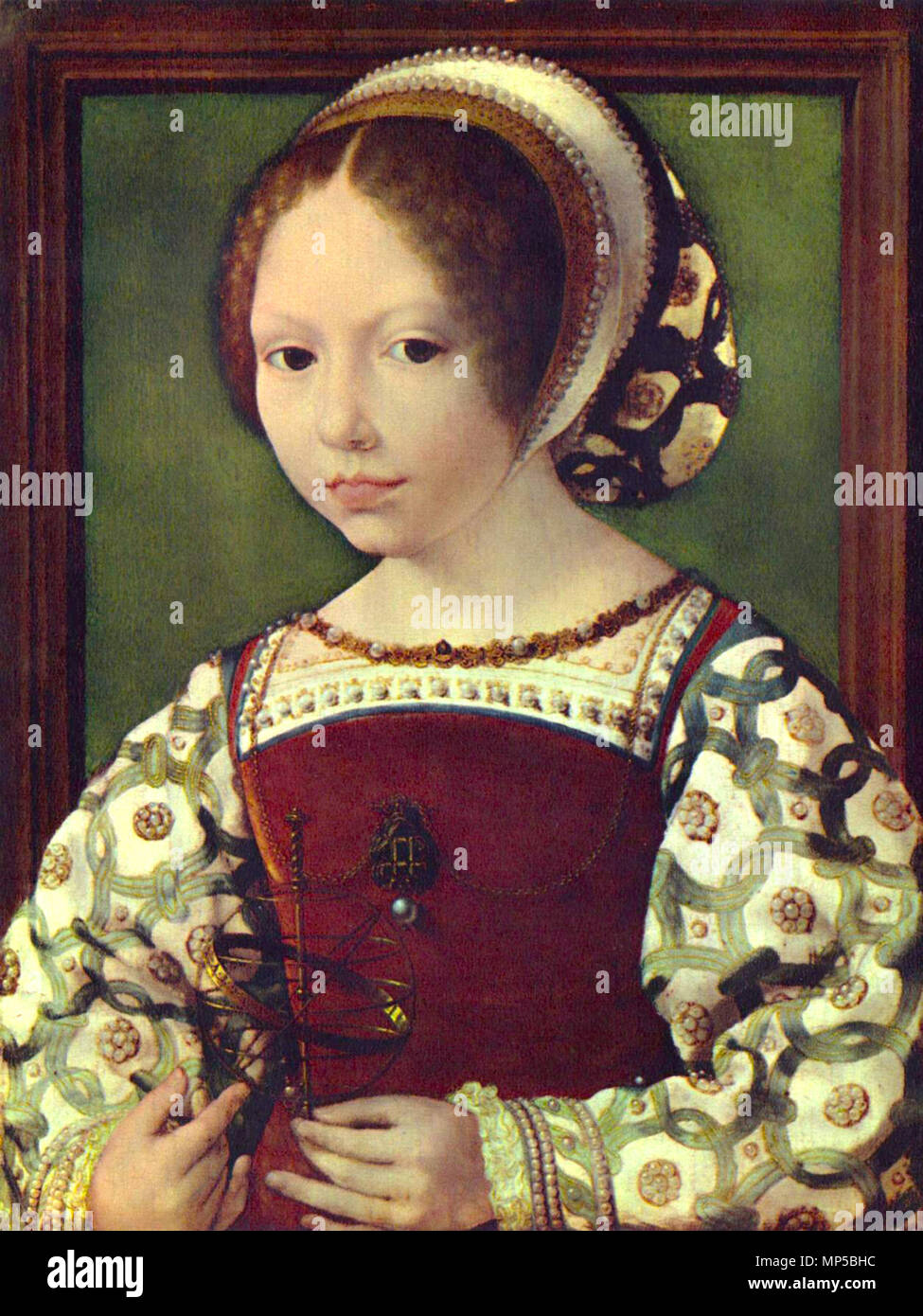 Deutsch: Porträt eines Mädchen (Jaqueline de Bourgogne? oder Dorothea ...