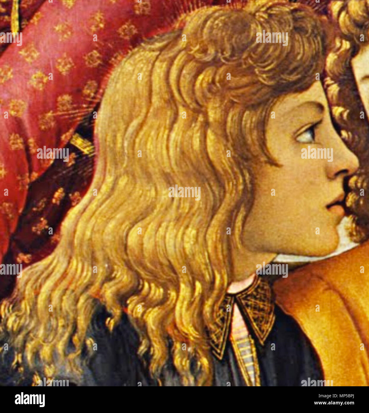 Italian: Madonna del Magnificat Madonna of the Magnificat. DETAIL ...