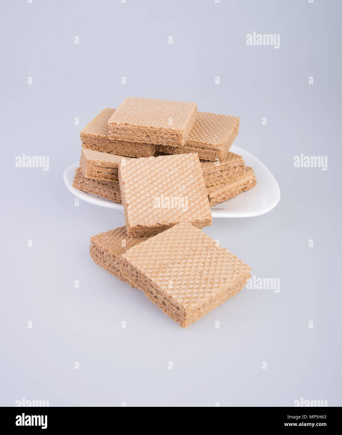 wafer or wafer biscuit on the background Stock Photo - Alamy
