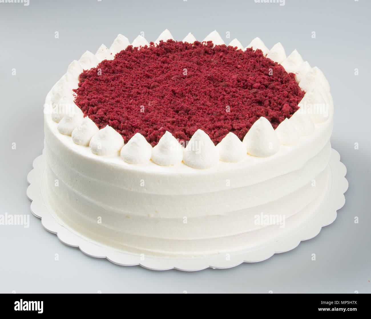 Blue birthday cake from above hi-res stock photography and images - Alamy