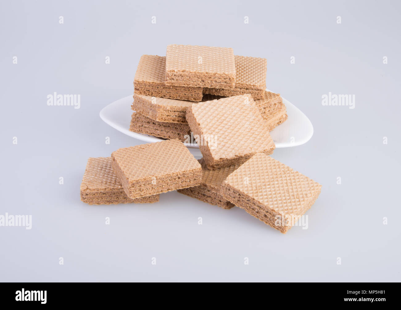 wafer or wafer biscuit on the background Stock Photo - Alamy