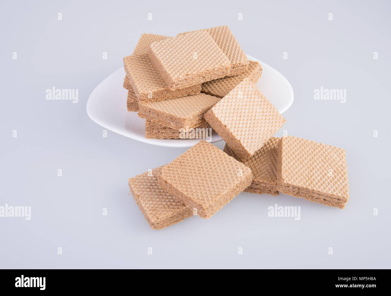 wafer or wafer biscuit on the background Stock Photo - Alamy