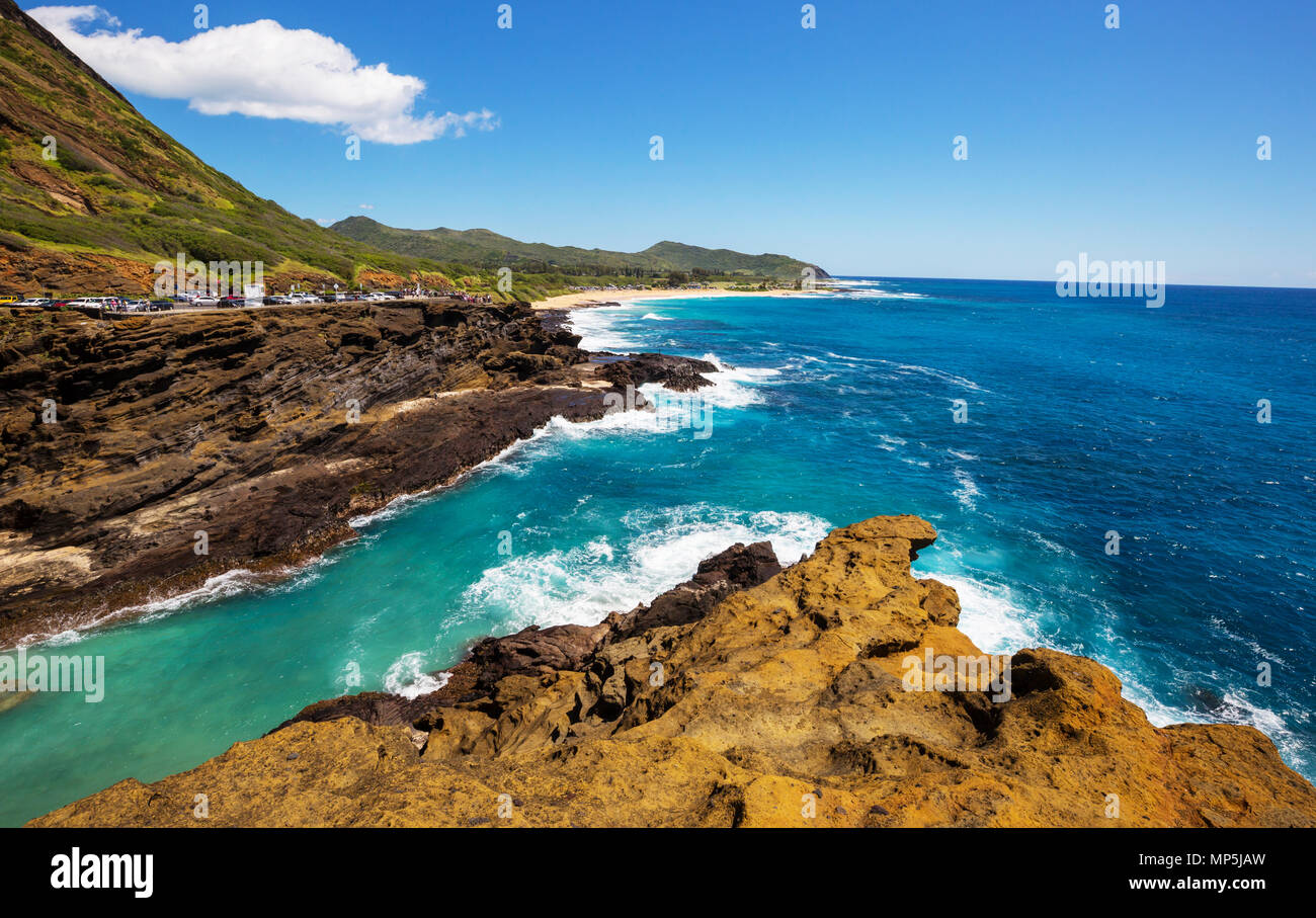 Beautiful landscapes in Oahu island, Hawaii Stock Photo - Alamy