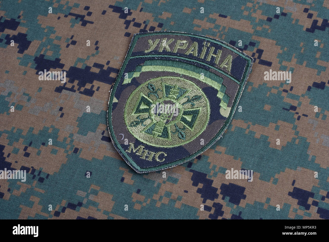 Ukrainian state emergency service flag hi-res stock photography and ...