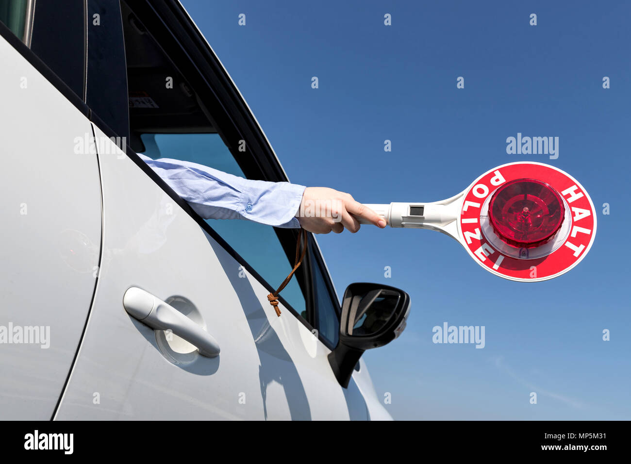 Police signalling disk hi-res stock photography and images - Alamy