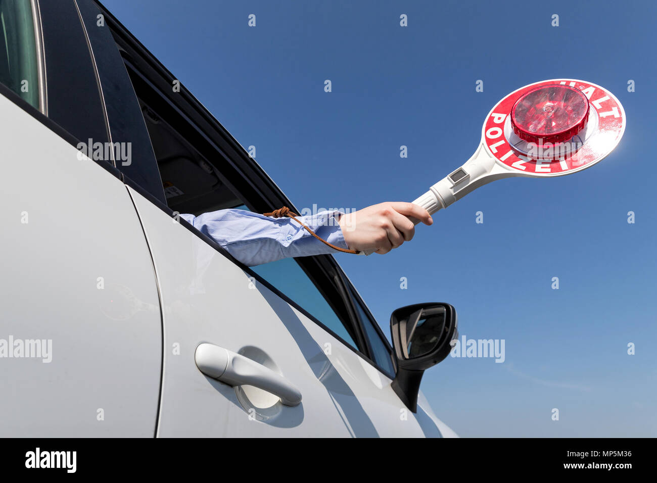 Police signalling disk hi-res stock photography and images - Alamy