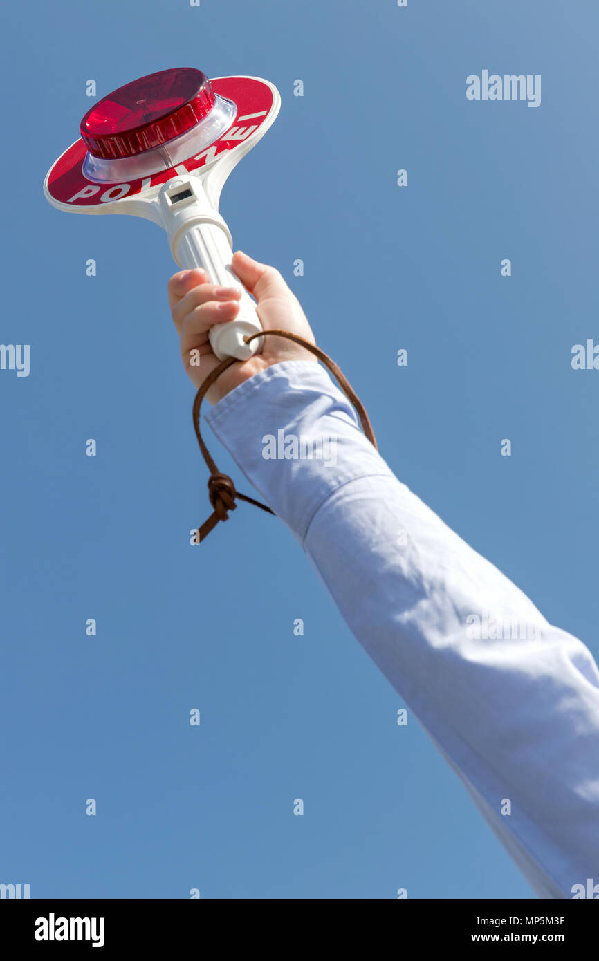 Police signalling disk hi-res stock photography and images - Alamy