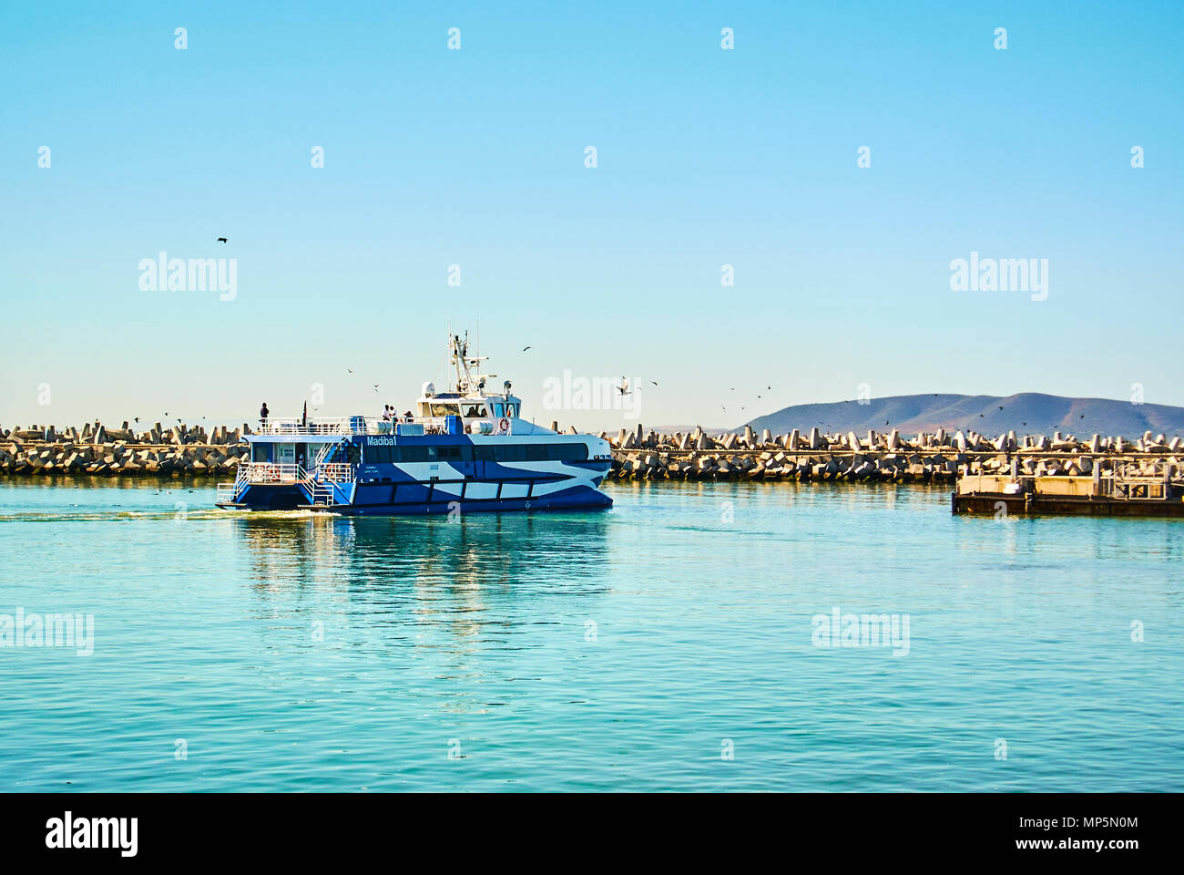 Robben Island (Afrikaans: Robbeneiland) island in Table Bay, west of ...