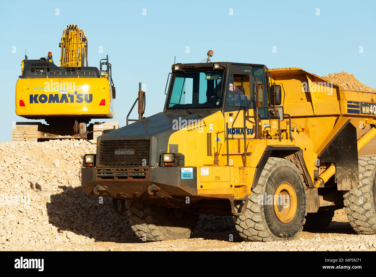 Komatsu Truck High Resolution Stock Photography and Images - Alamy