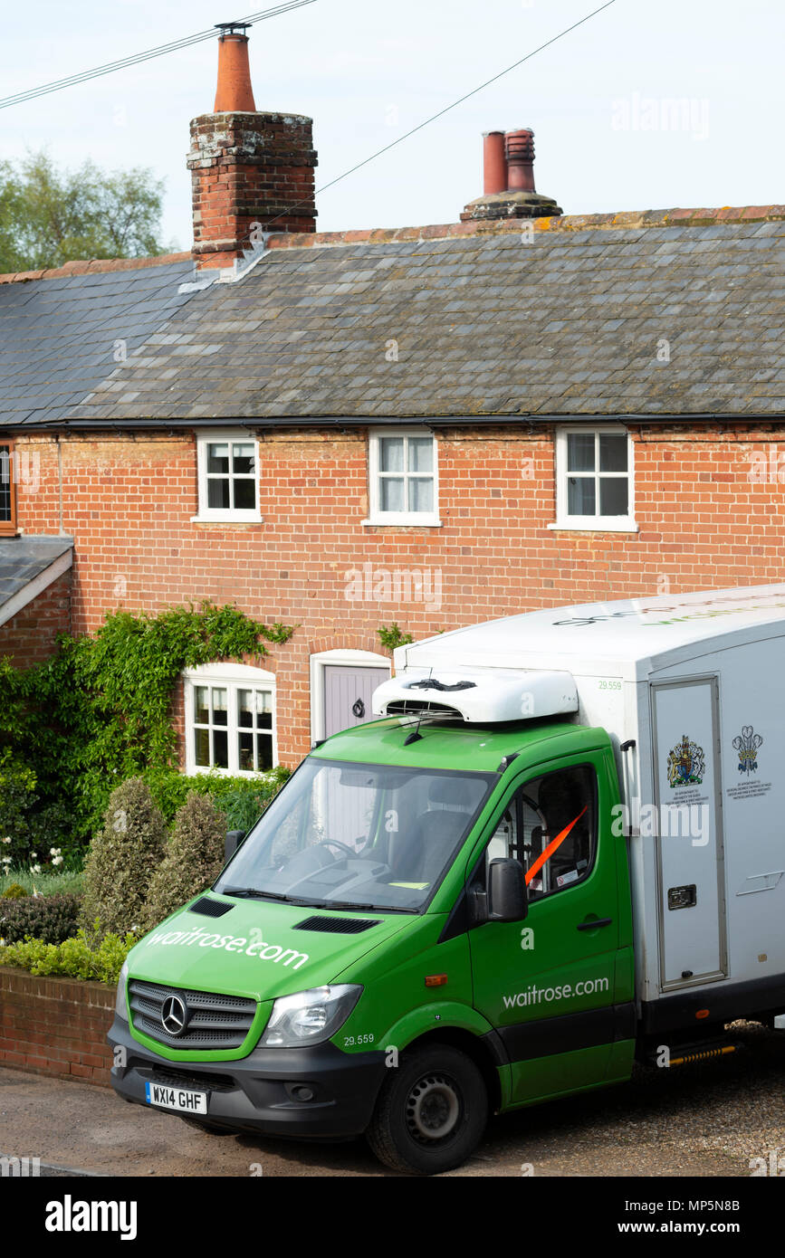 Waitrose delivery van hi-res stock photography and images - Alamy