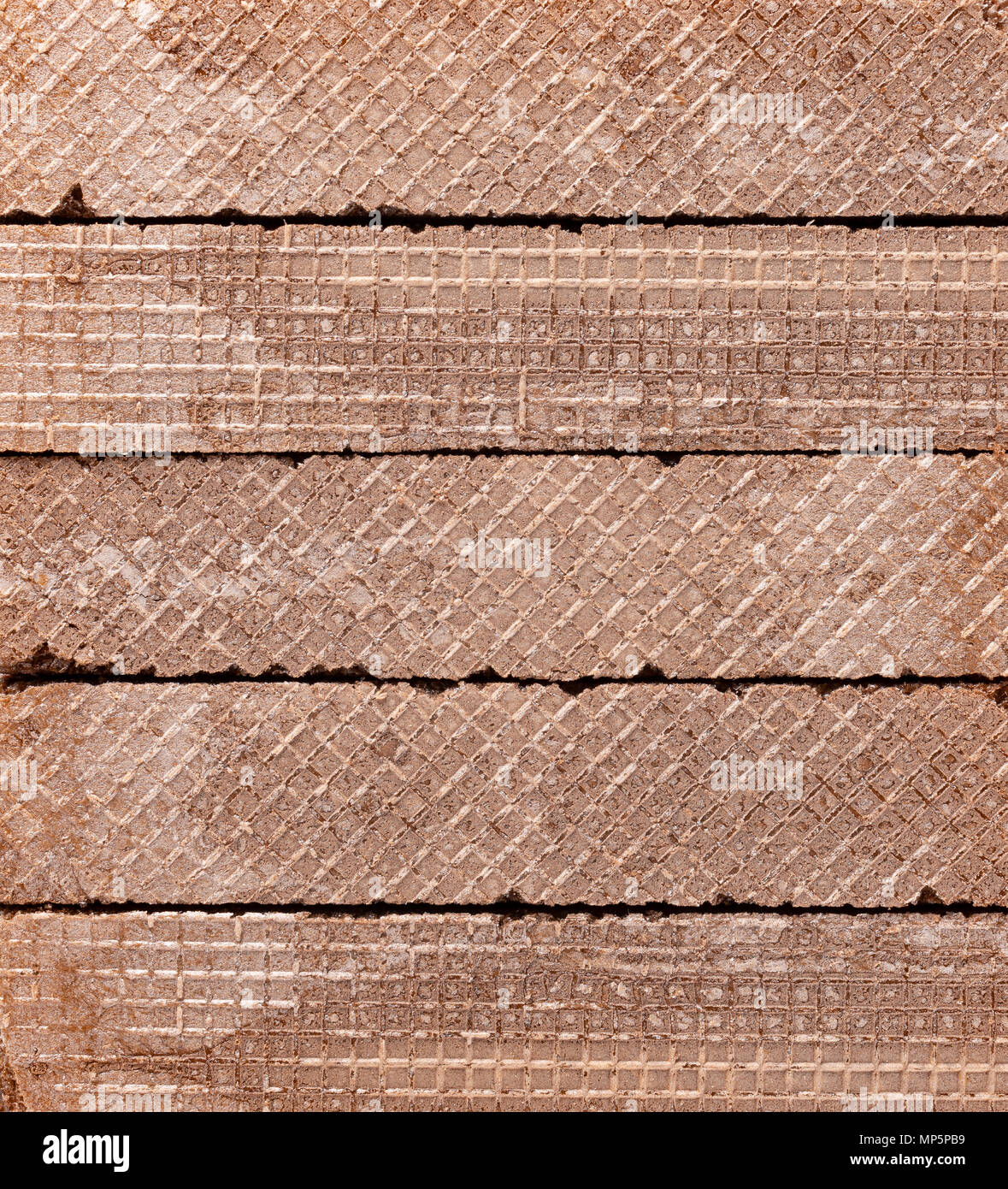 strawberry flavor wafer blocks as background Stock Photo - Alamy