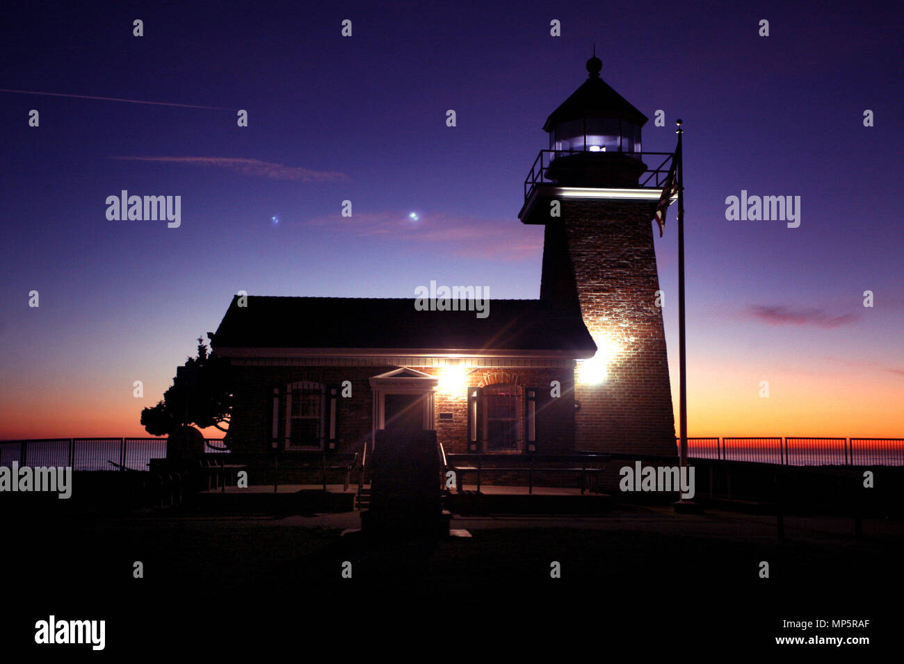 Santa Cruz Lighthouse in California Stock Photo - Alamy