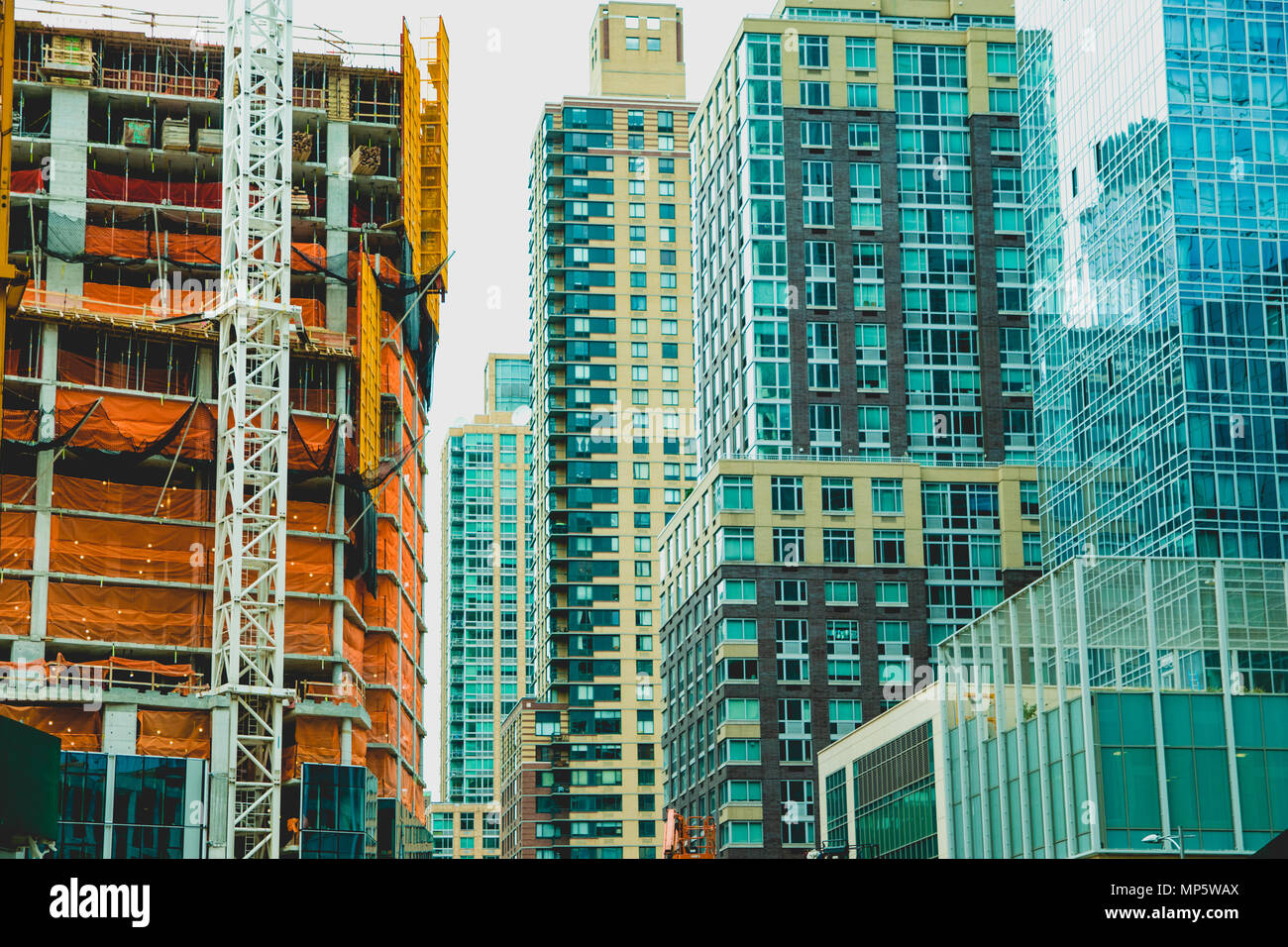 Architectural design expression of city buildings and city steel hi-res ...
