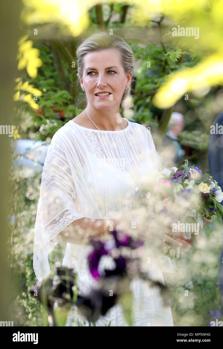 The Countess of Wessex attends the RHS Chelsea Flower Show at the Royal ...