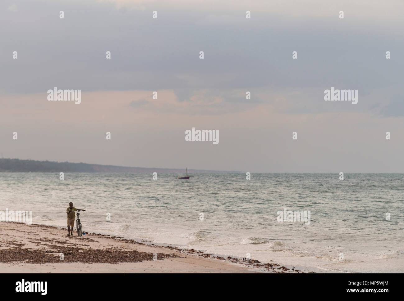A beacj scene seen in Mozambique's Inhassoro Stock Photo - Alamy