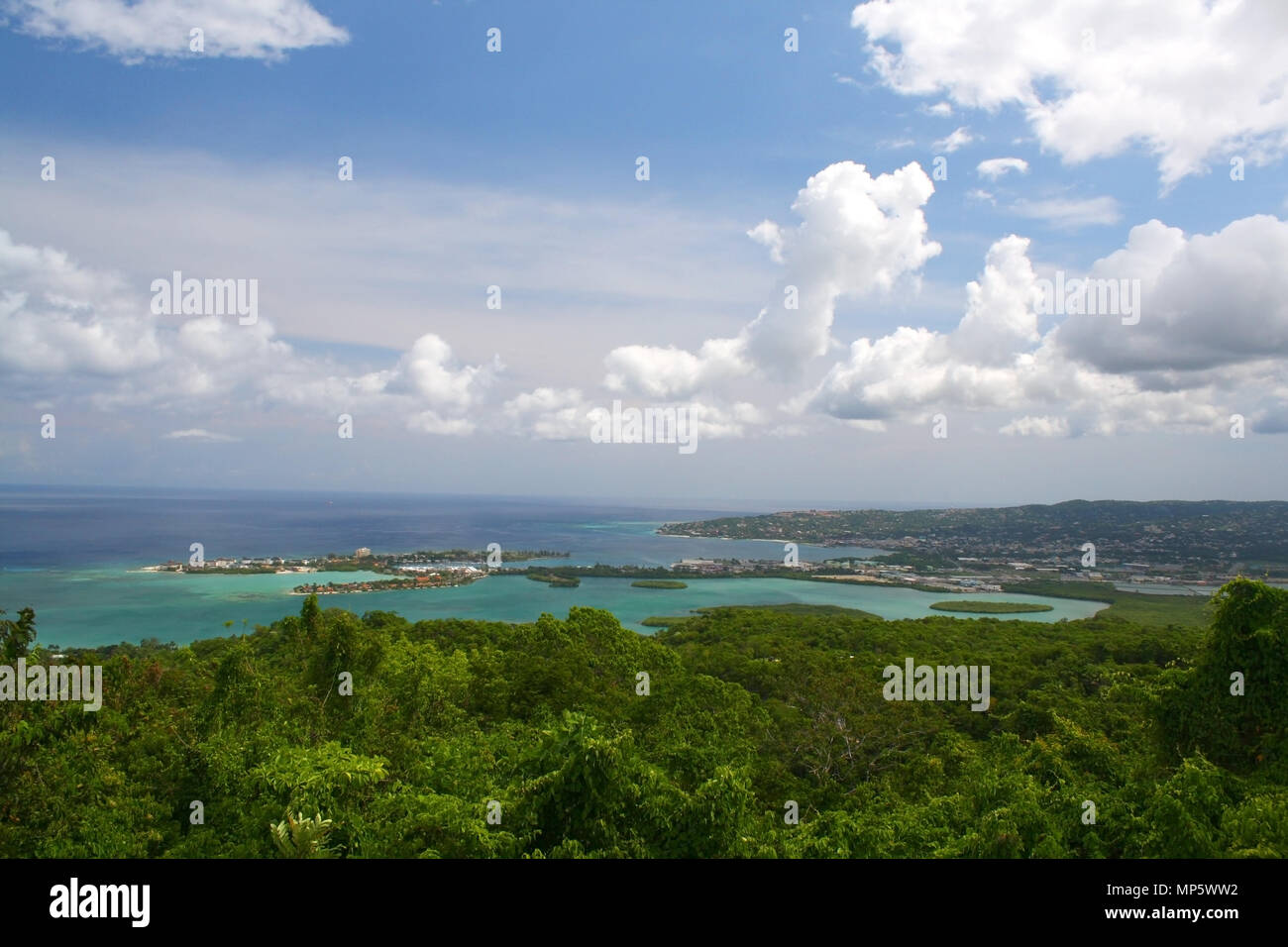Jamaica montego bay aerial hi-res stock photography and images - Alamy