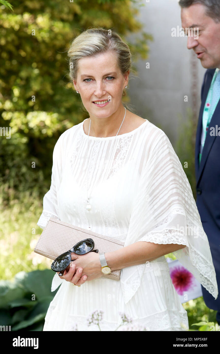 The Countess of Wessex attends the RHS Chelsea Flower Show at the Royal ...
