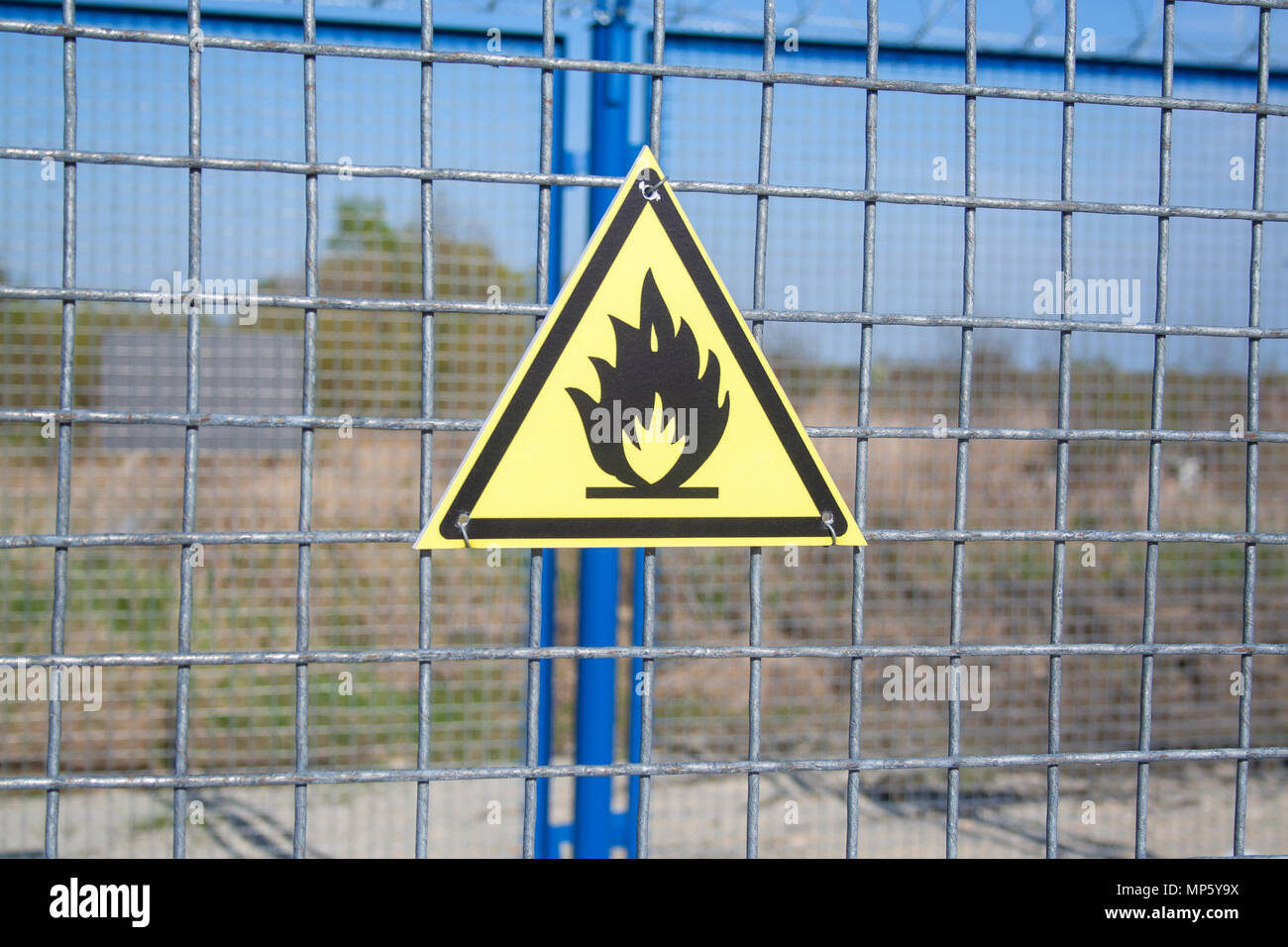 Yellow barrel road safety hi-res stock photography and images - Alamy