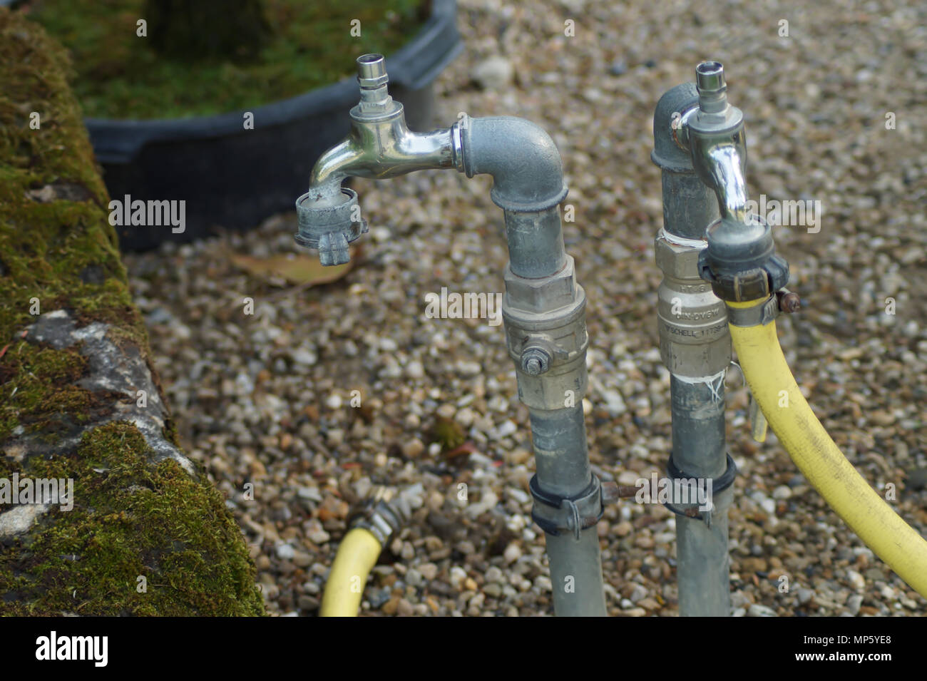Garden water tap hi-res stock photography and images - Alamy