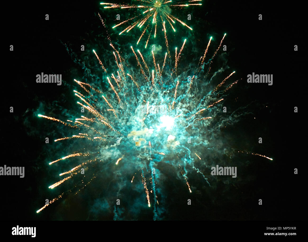 Lime Green Fireworks