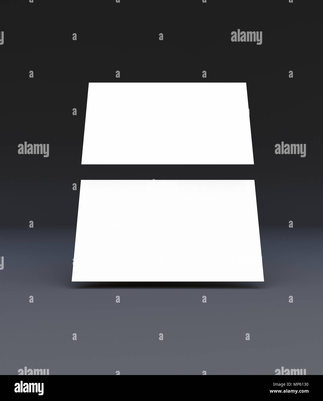 Falling paper cards white business card hi-res stock photography and ...