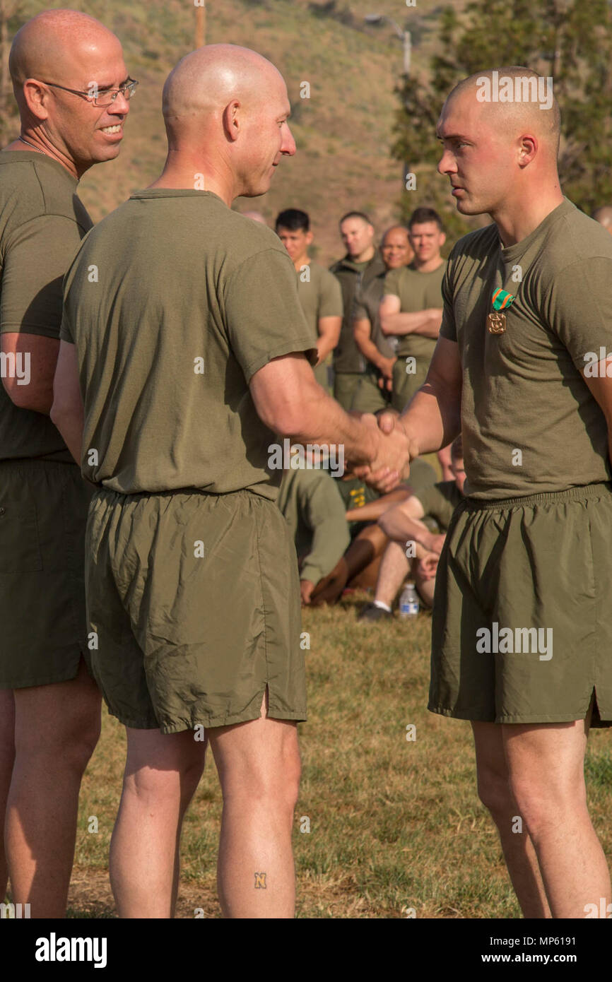 U.S. Marine Corps Col. John R. Polidoro, commanding officer ...