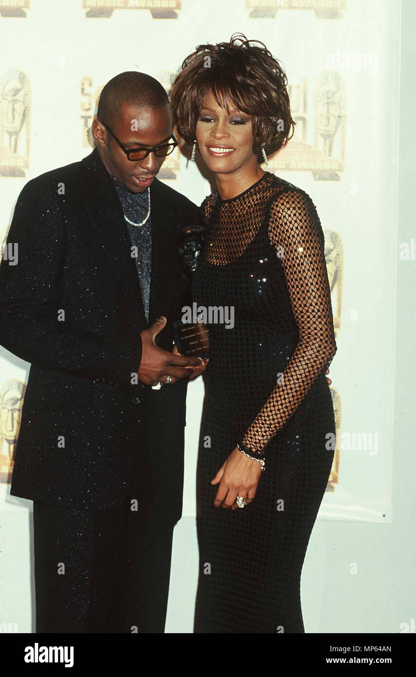 Whitney Houston with Bobby Brown ( and daughter Christina )Houston ...
