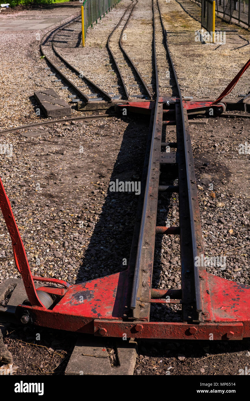 Miniature railway turntable, Cassiobury park, Watford, Hertfordshire ...