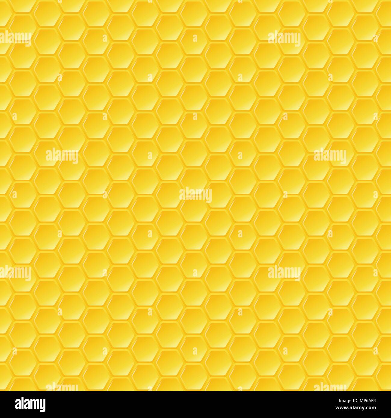 Honeycomb background, seamless hexagons pattern, vector illustration ...