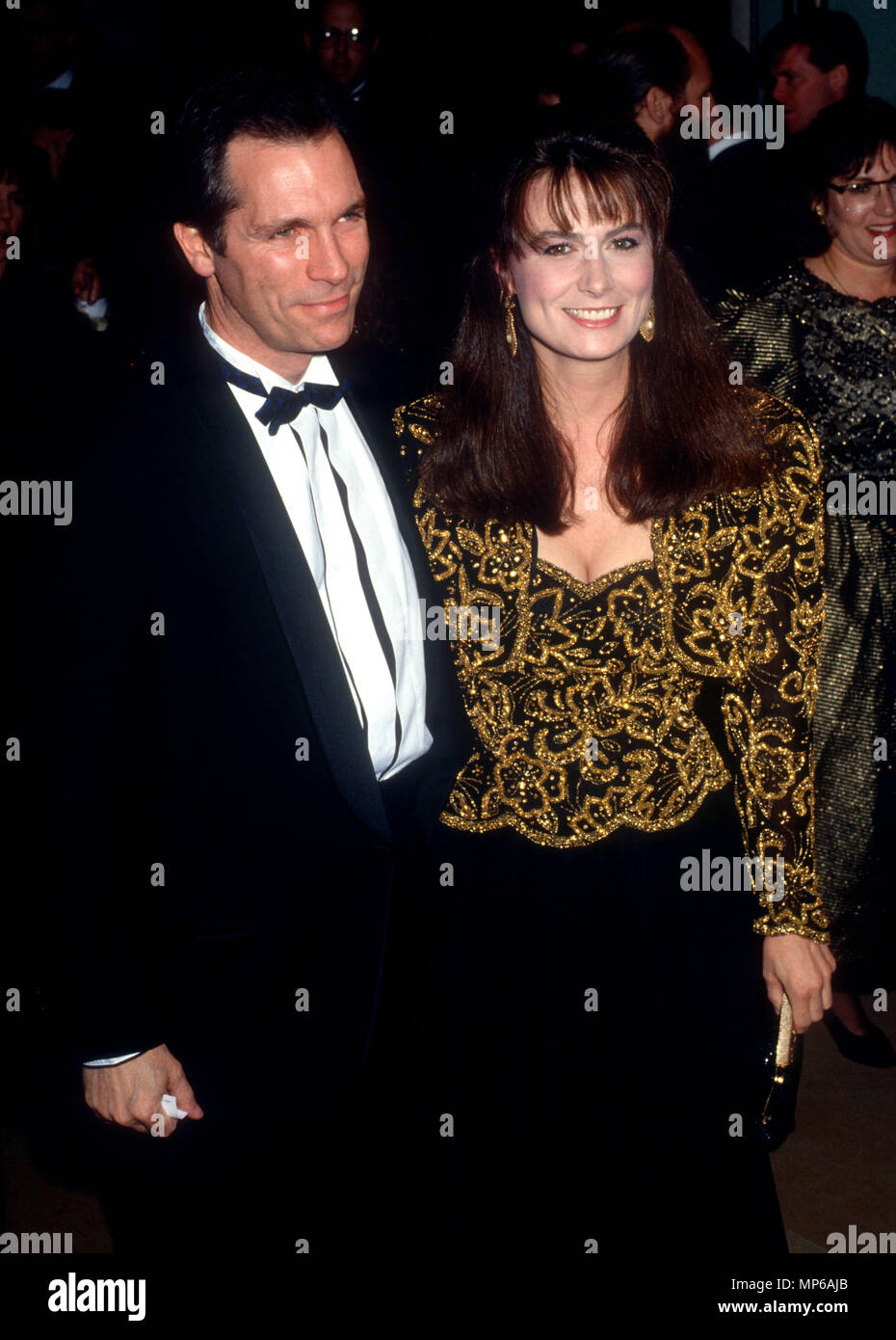 BEVERLY HILLS, CA - JANUARY 19: (L-R) Actor Cotter Smith and actress ...