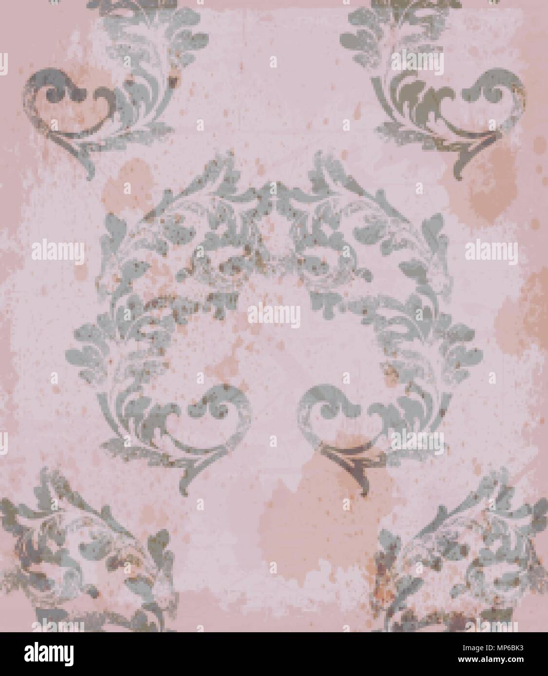 Classic royal pattern fabric. Vector damask ornament texture design ...
