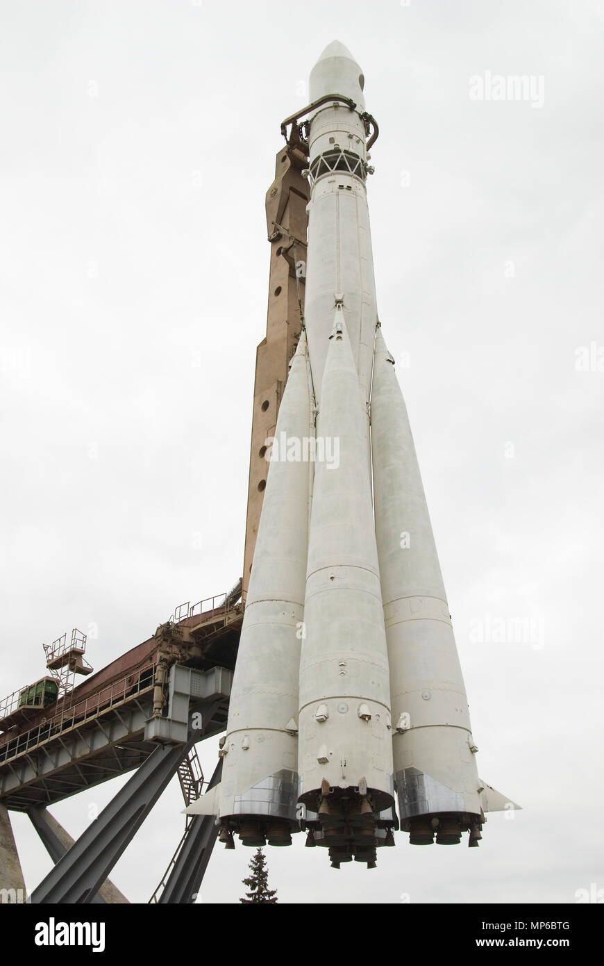 Vostok space rocket on VDNH. Moscow. Russia Stock Photo - Alamy
