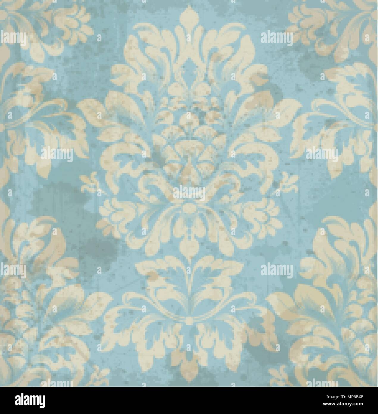 Vector damask pattern element. Classical luxury old fashioned ornament ...