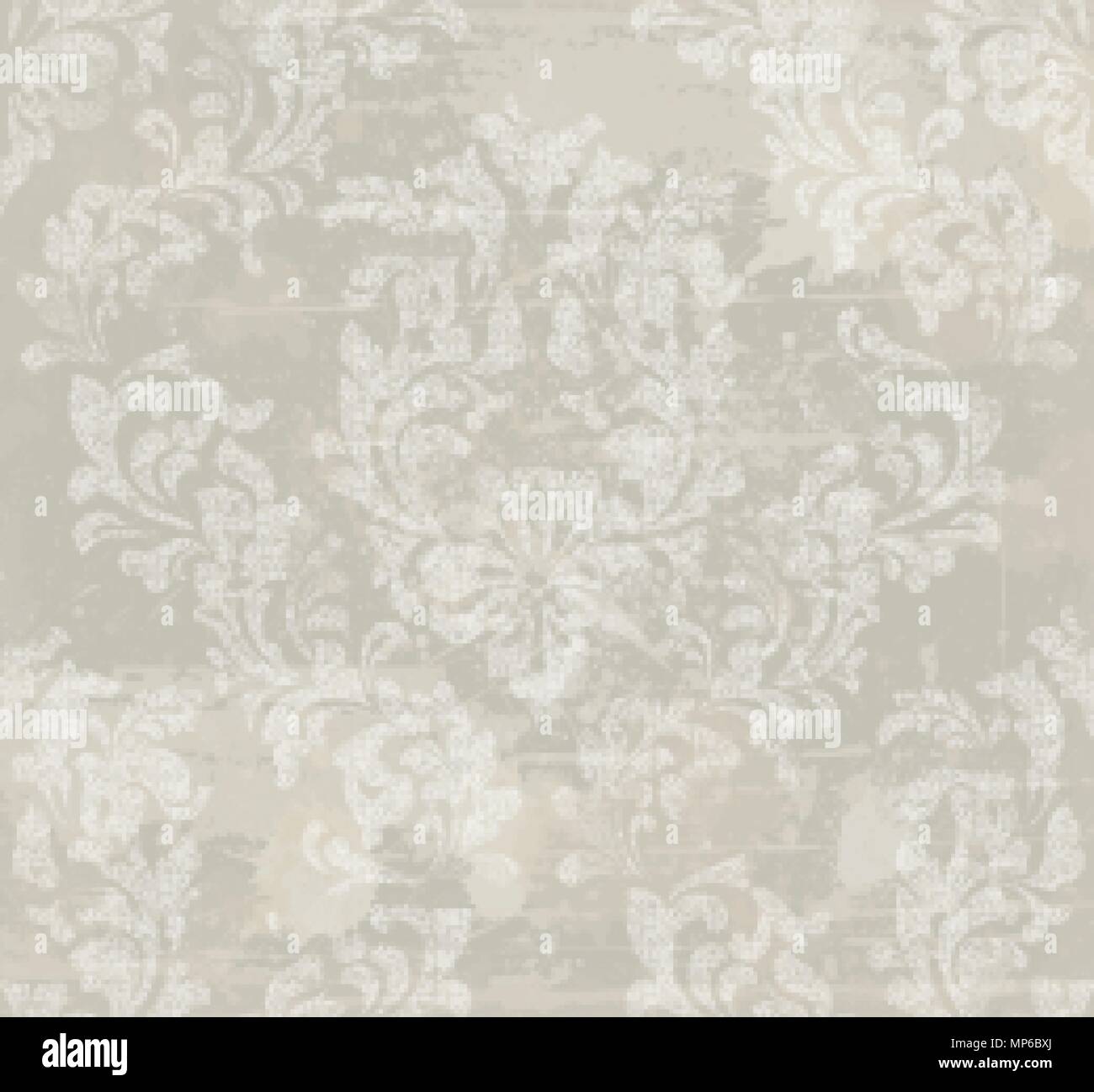 Vector damask pattern background. Classical luxury old fashioned ...