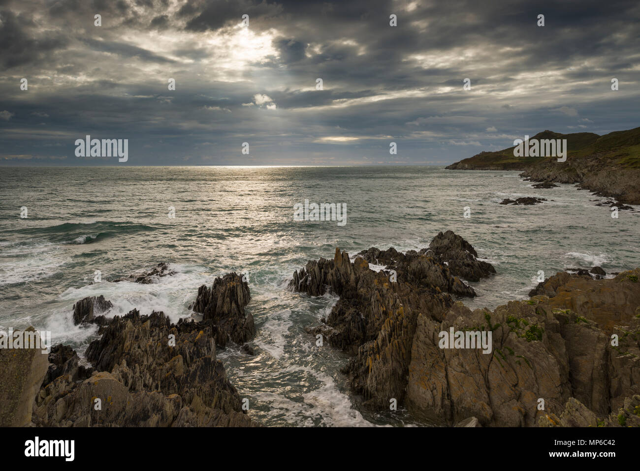 Morte Point and Morte Bay near Woolacombe on the North Devon Heritage ...