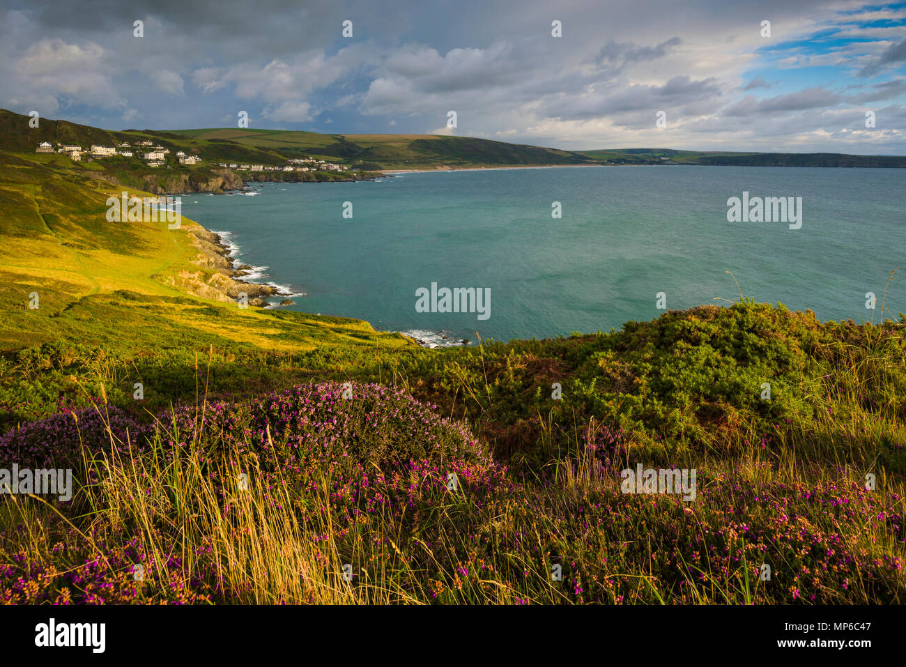 Morte Point looking over Morte Bay towards Woolacombe on the North ...