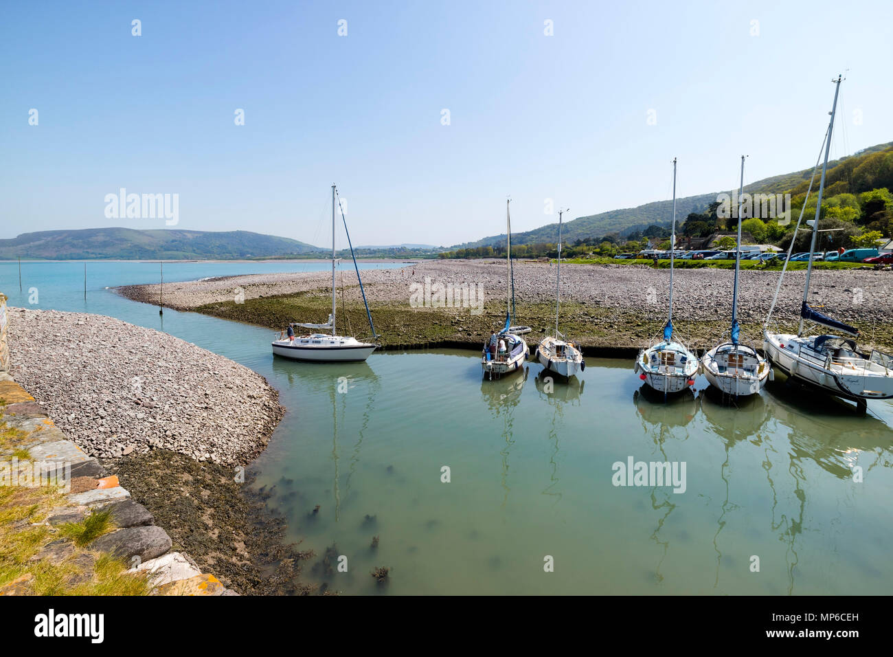 The Outer Harbour at Porlock Weir, Somerset, UK Stock Photo - Alamy
