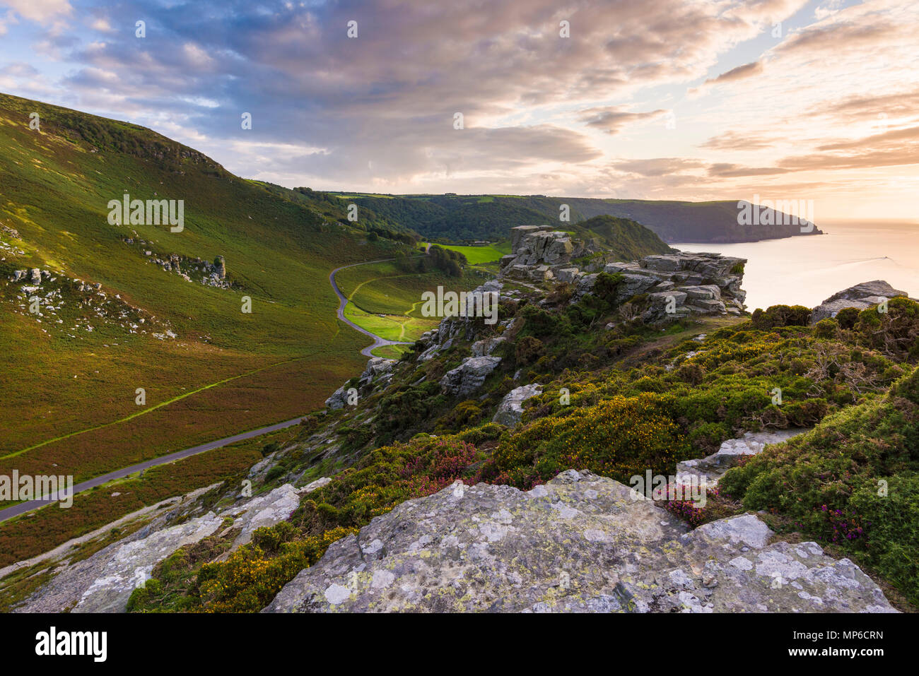 Valley rocks exmoor national park hi-res stock photography and images ...