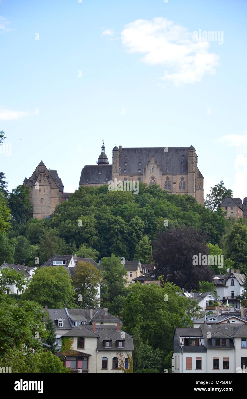 Castle in Marburg, Germany Stock Photo - Alamy