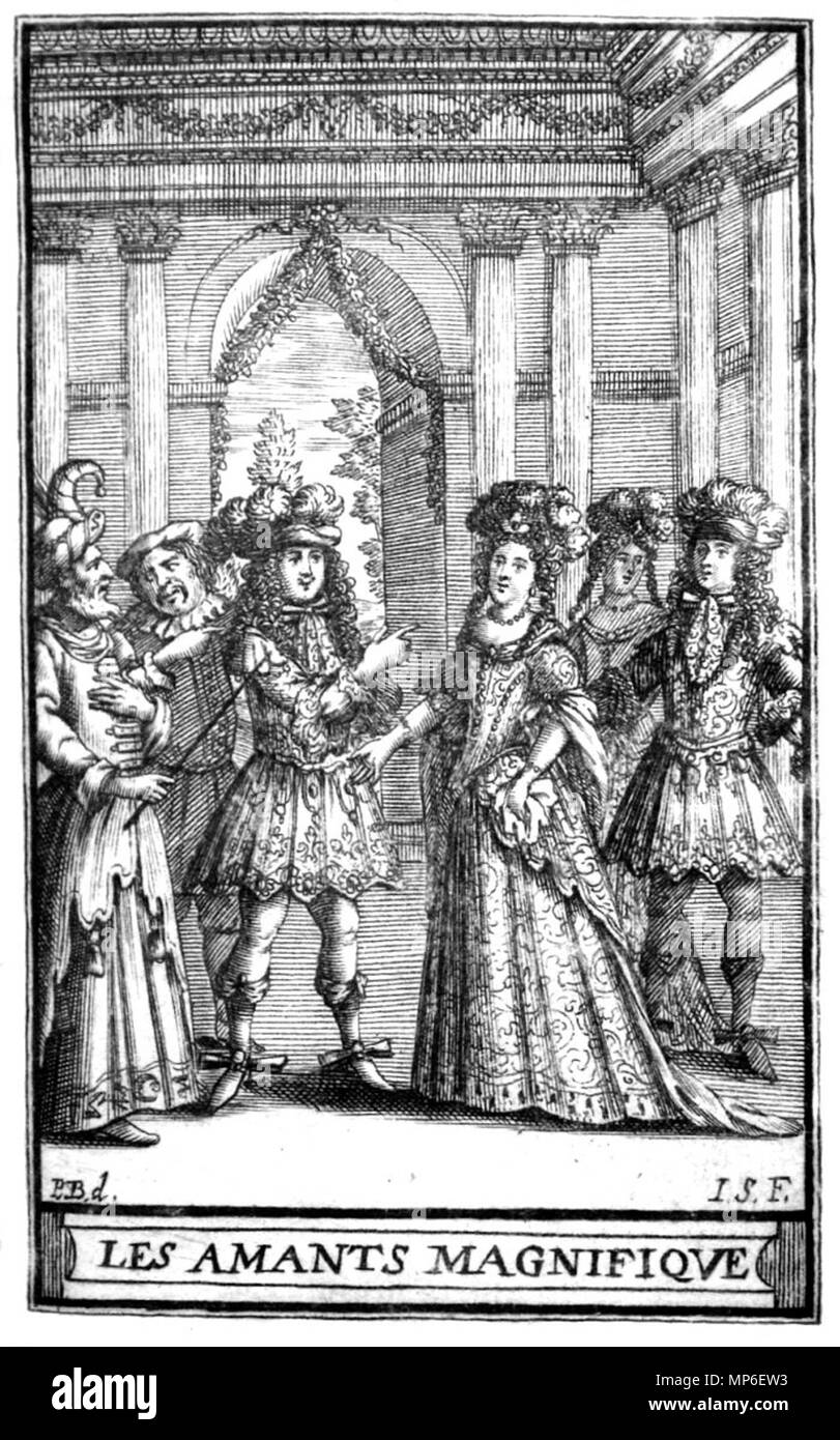 . Moliere, 'Les Amants magnifiques', acte I, sc. 2 . 1682. Jean Sauve ...