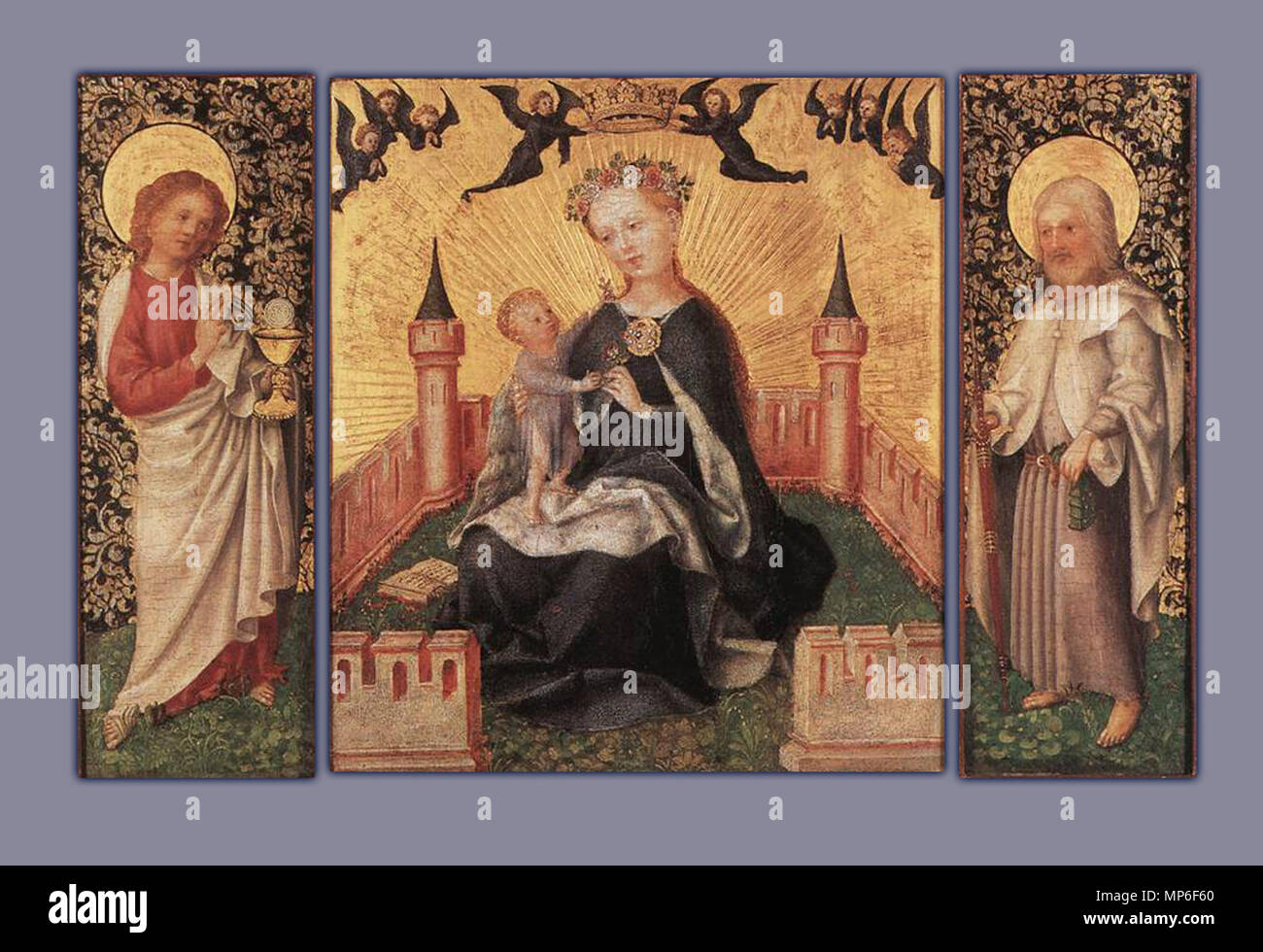 Triptych with the Virgin and Child in an Enclosed garden between 1445 and 1450. 1142 Stefan ...