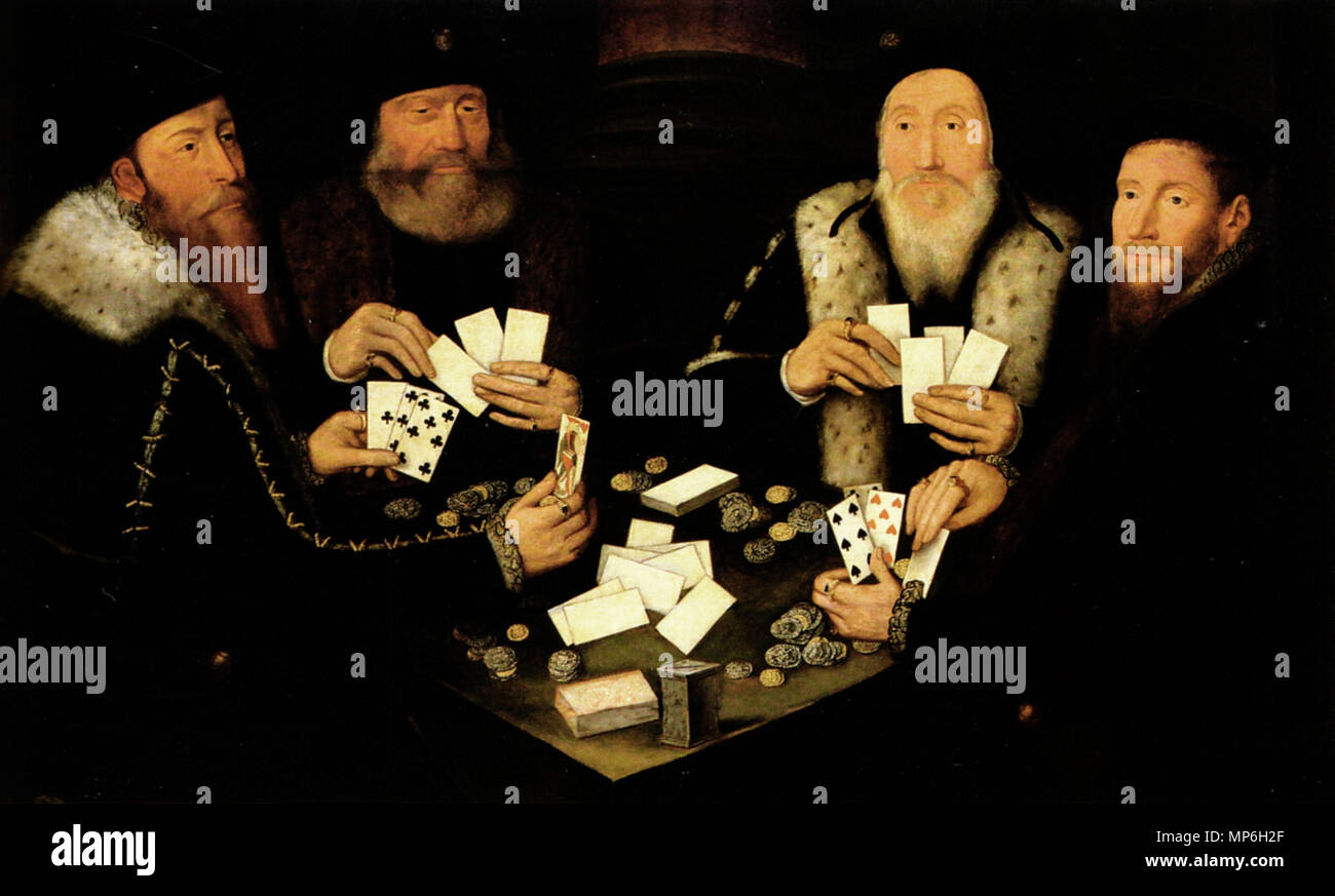 English: For Gentlemen of High Rank Playing Primero . English: Four ...