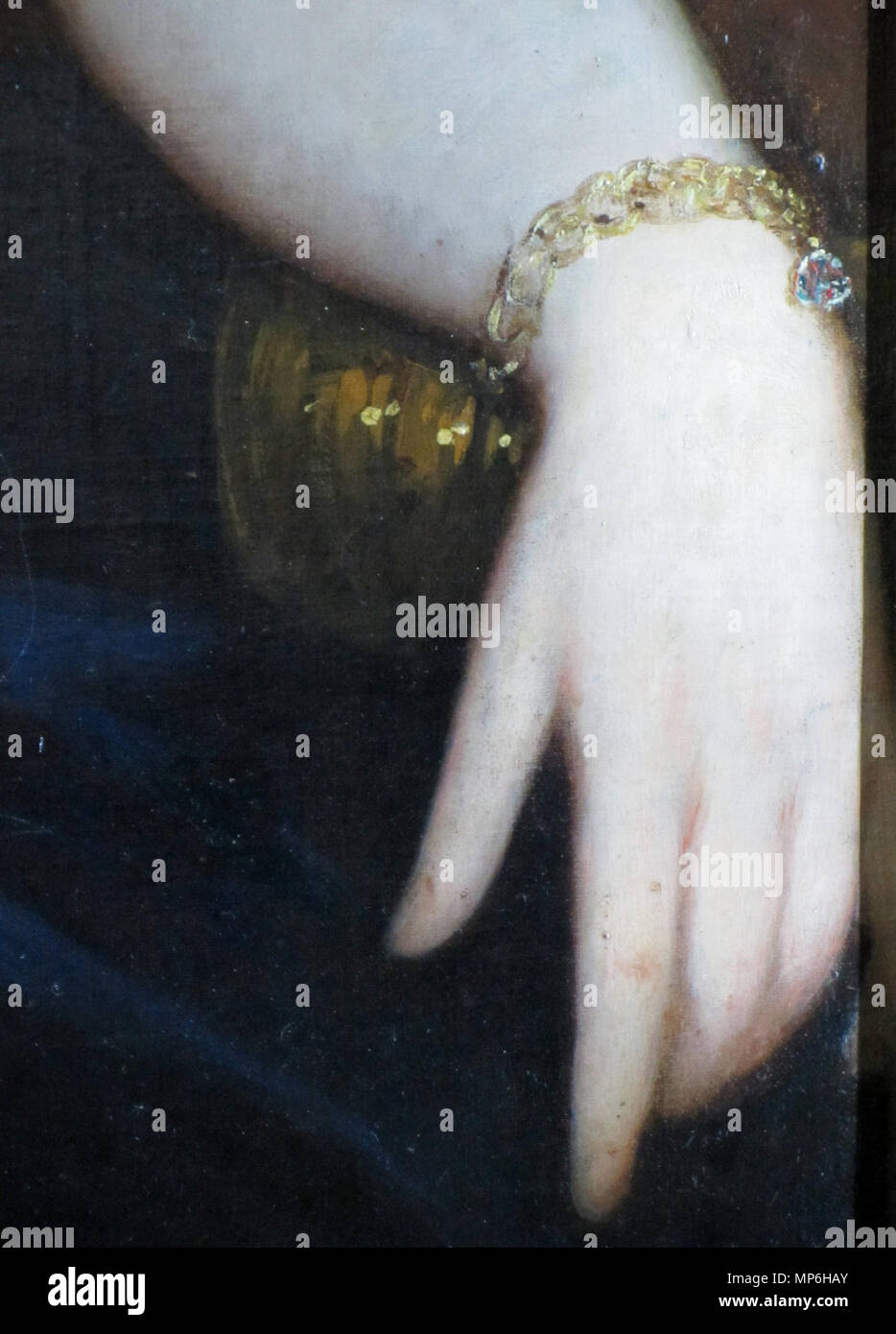 Doña Mercedes Álvarez . Detalle del retrato de Mercedes Álvarez, casada ...