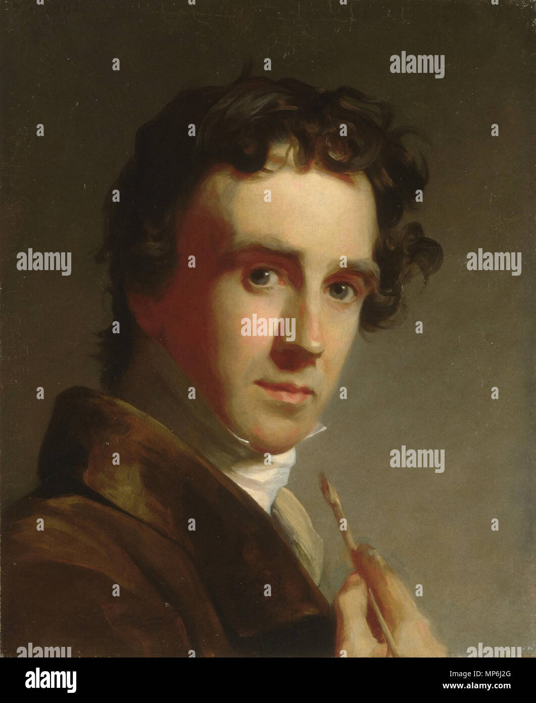 English: Portrait of the Artist . Oil painting of Thomas Sully by ...