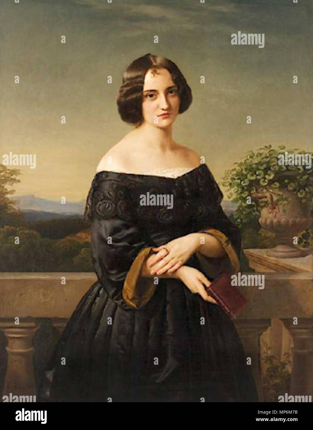 . English: Marie Wiegmann 1843. Painted by Carl Ferdinand Sohn. Deutsch ...