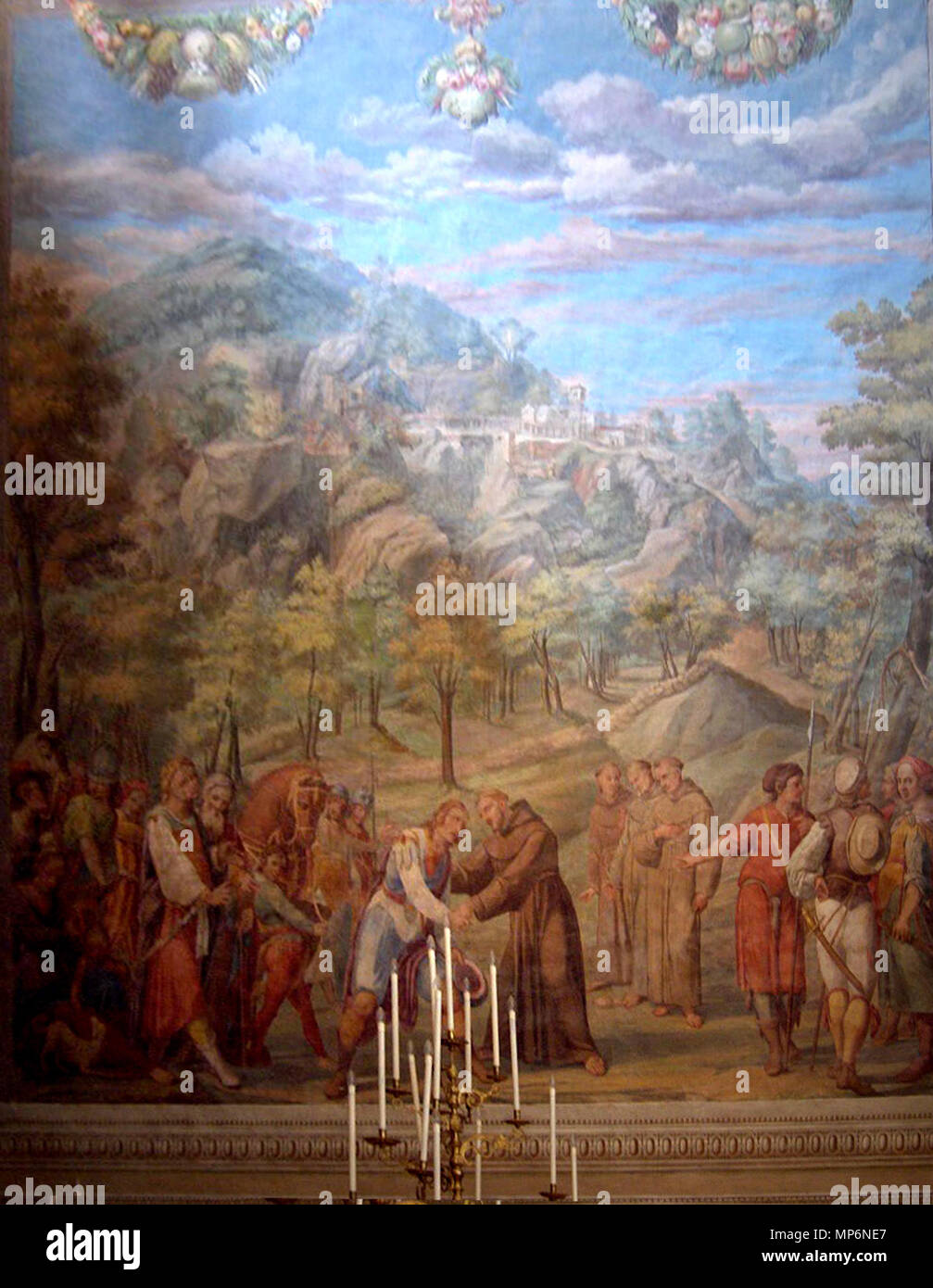 St francis basilica painting hi-res stock photography and images - Alamy