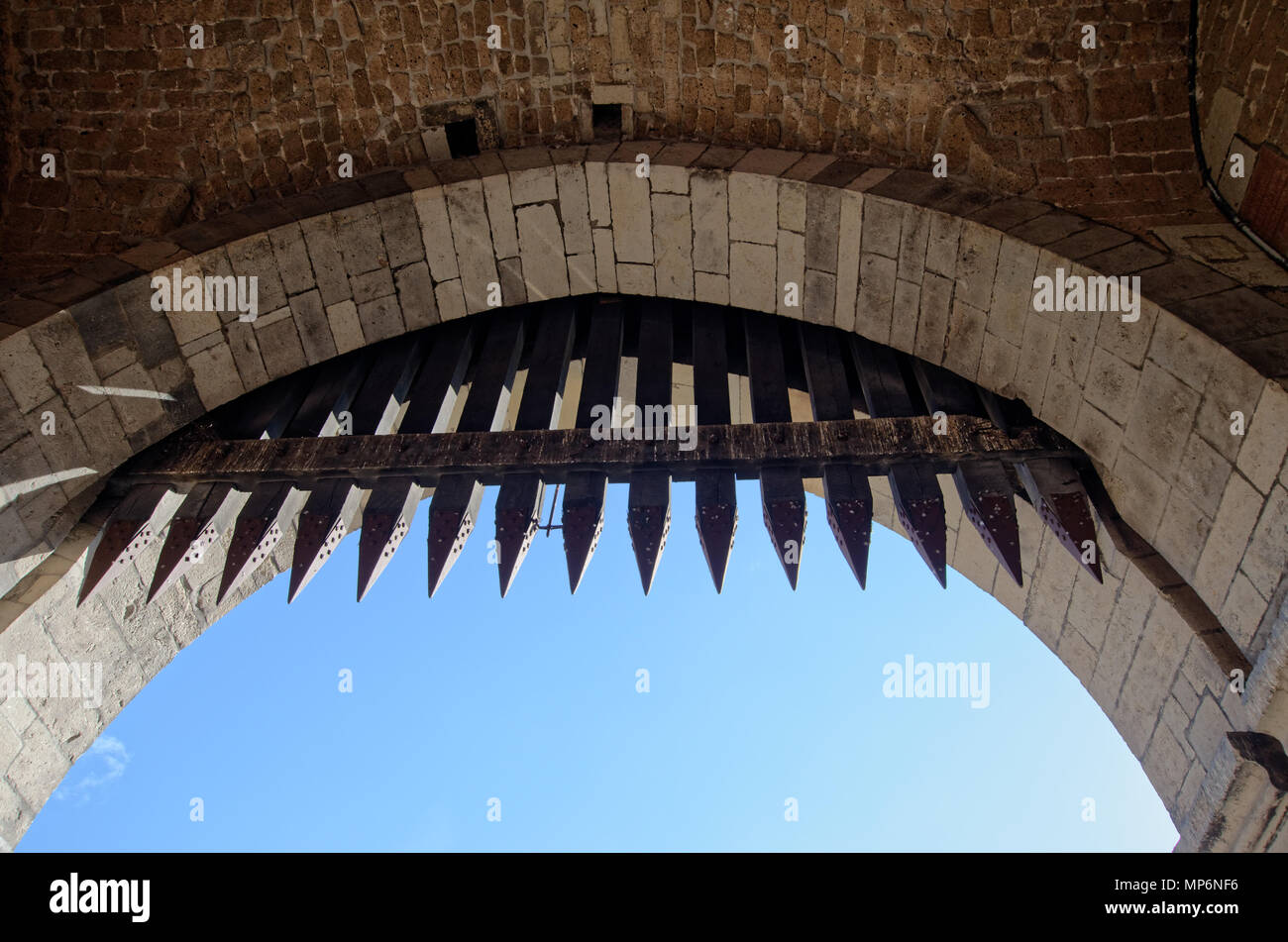 Medieval castle metal door hi-res stock photography and images - Alamy