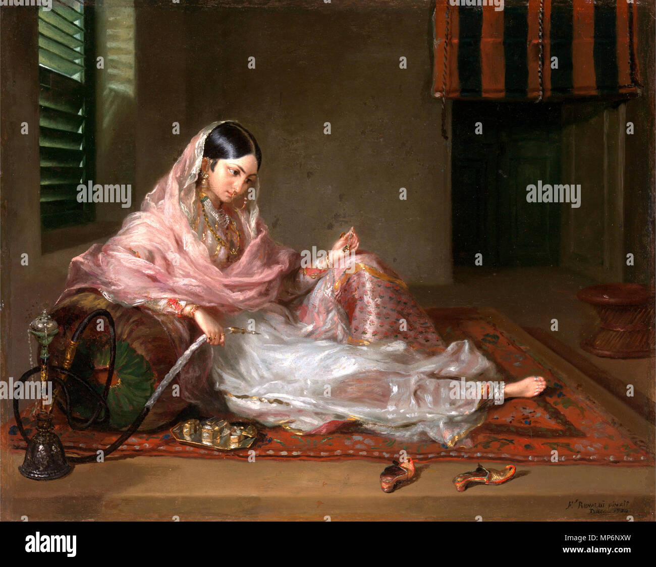 A muslim lady reclining hi-res stock photography and images - Alamy