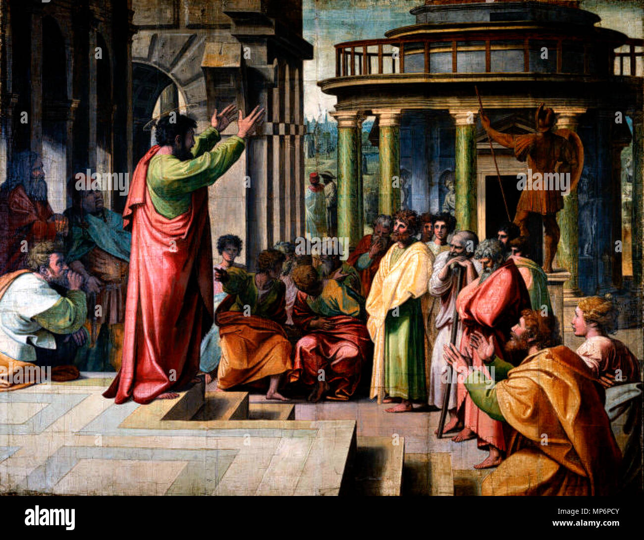 Saint paul preaching hi-res stock photography and images - Alamy